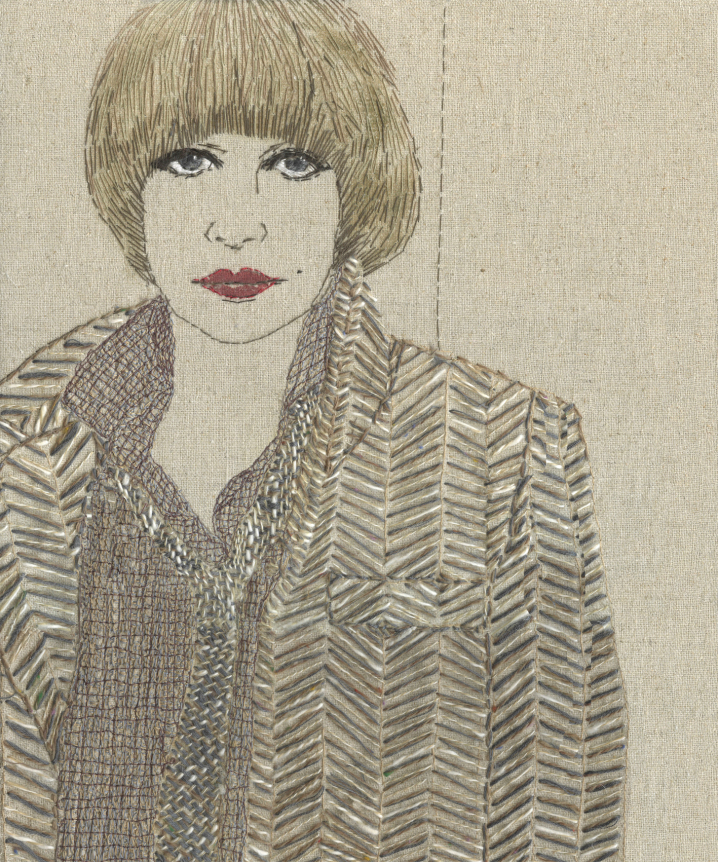 Sue Stone, the woman with a fish – Artyembroidery.com